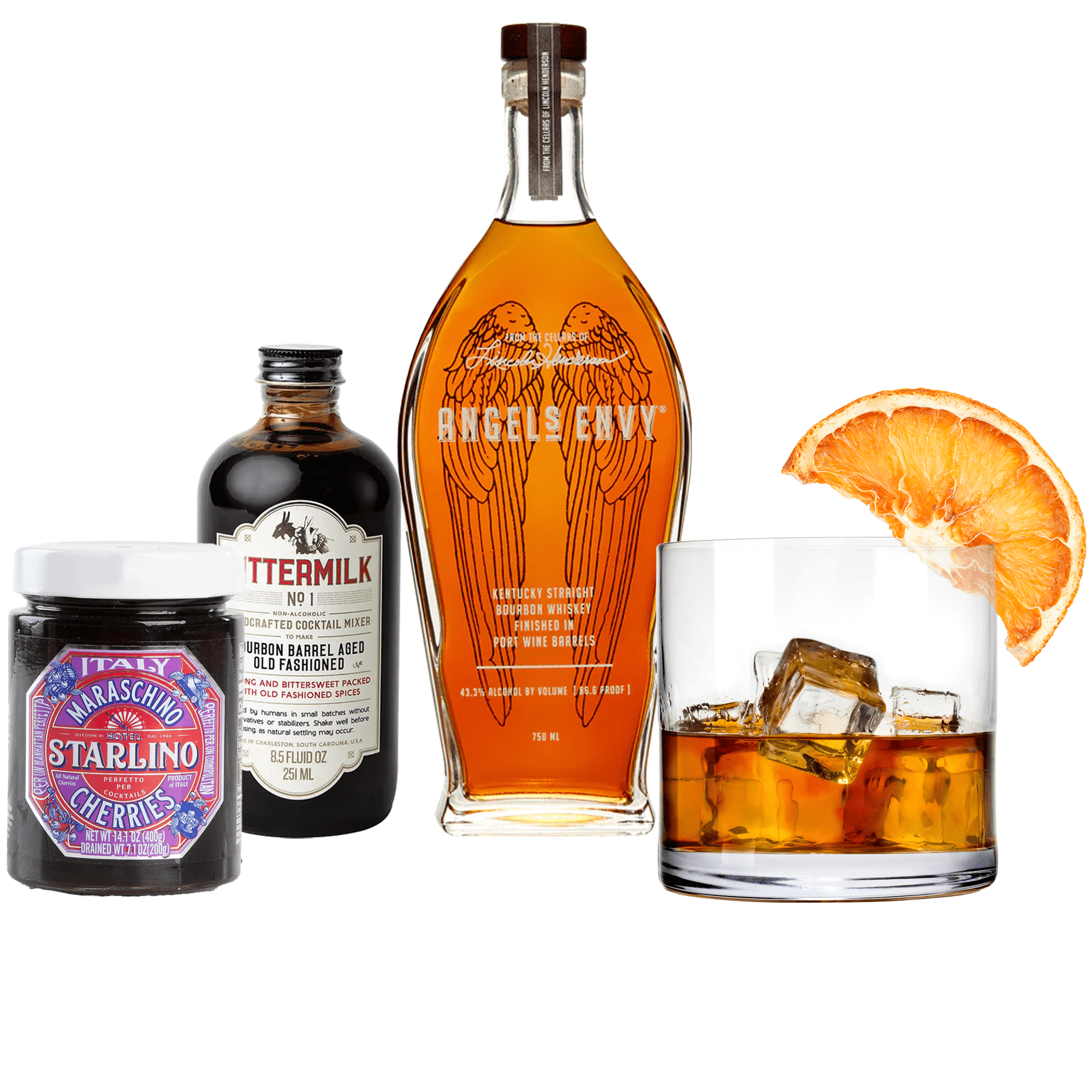 Angels Envy Old Fashioned Gift Set - www.GiveThemBeer.com