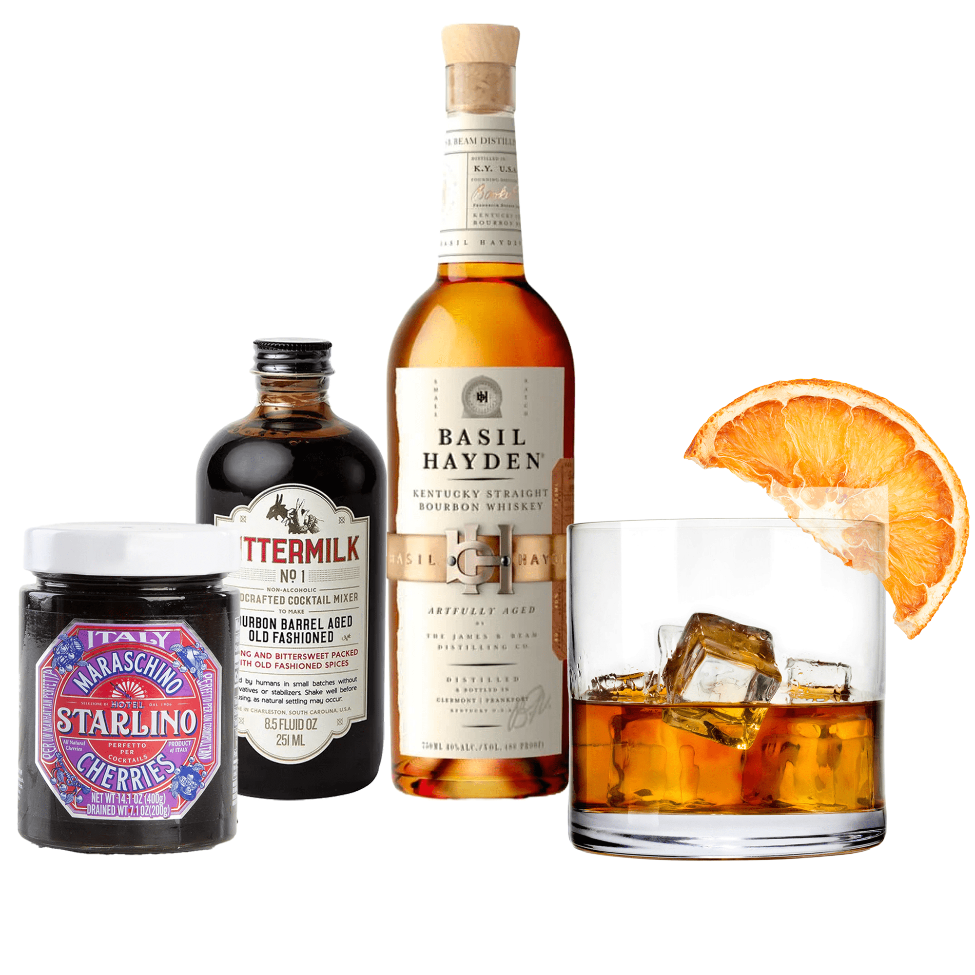 Basil Hayden Old Fashioned Gift Set - www.GiveThemBeer.com