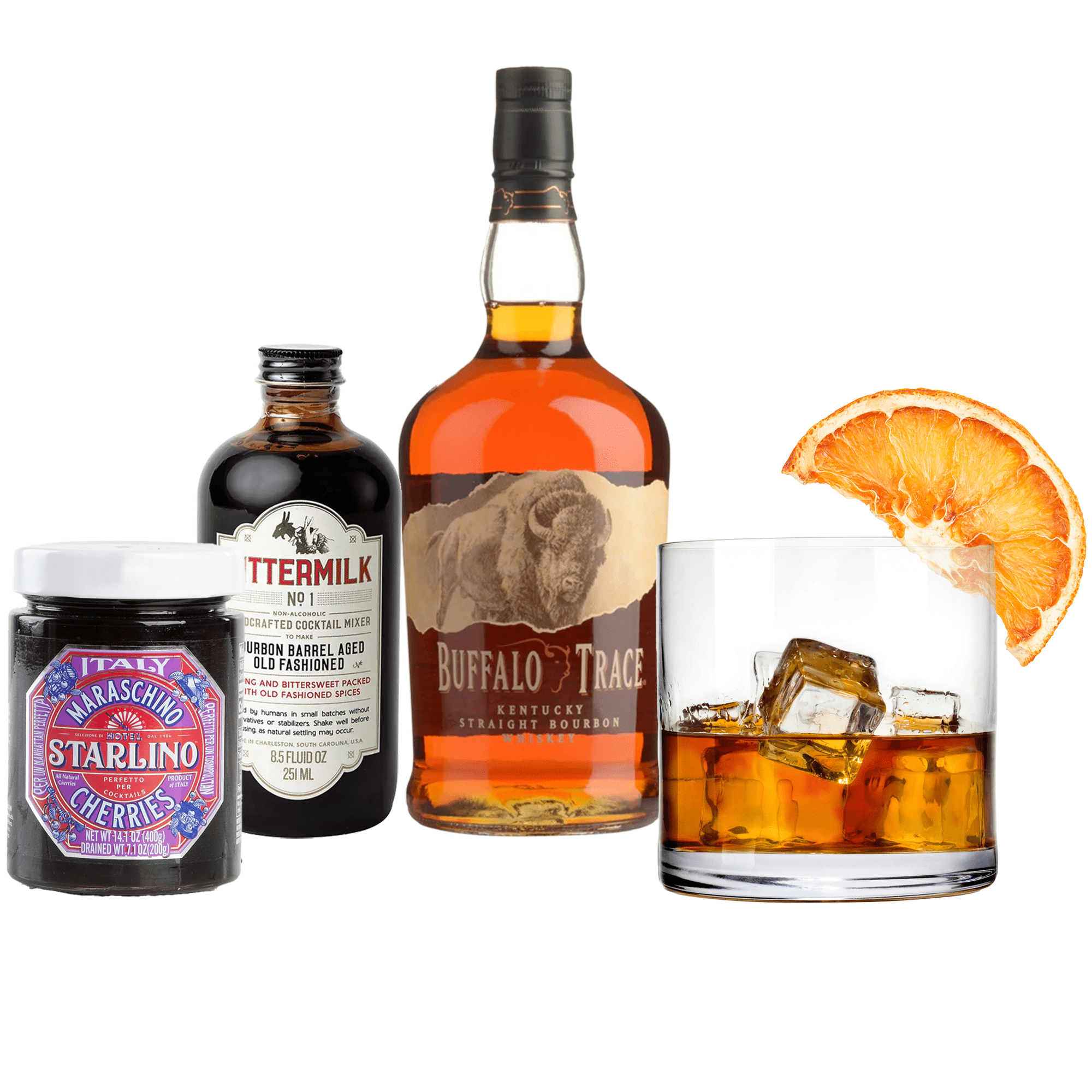 Buffalo Trace Old Fashioned Gift Set - www.GiveThemBeer.com