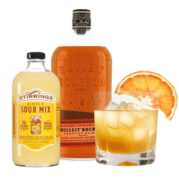 Bulleit Whiskey Sour Gift Set - www.GiveThemBeer.com