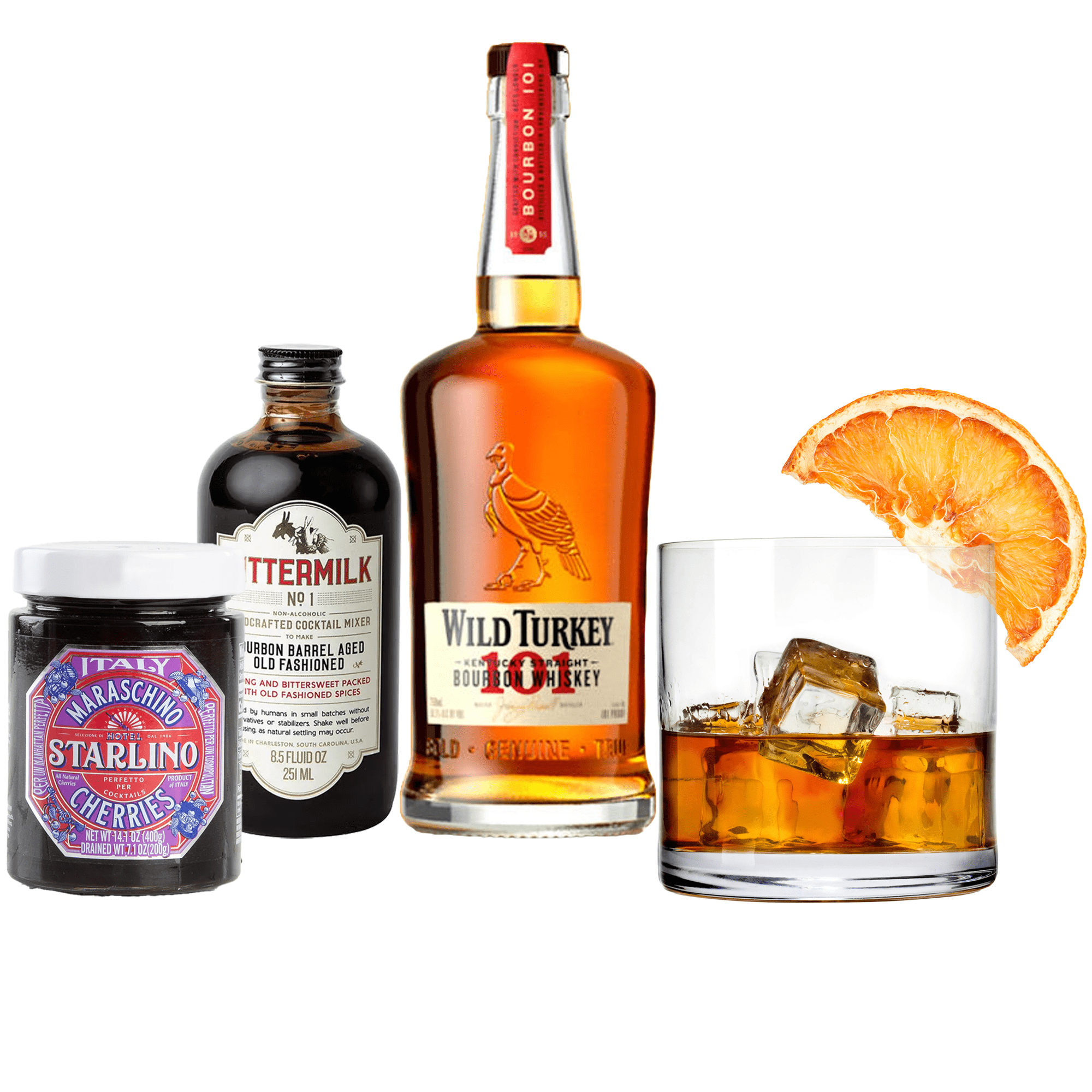 Wild Turkey Old Fashioned Gift Basket - www.GiveThemBeer.com