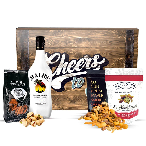 Malibu Rum Gift Set, Malibu Gift Set, Malibu Rum Gift Basket - www ...